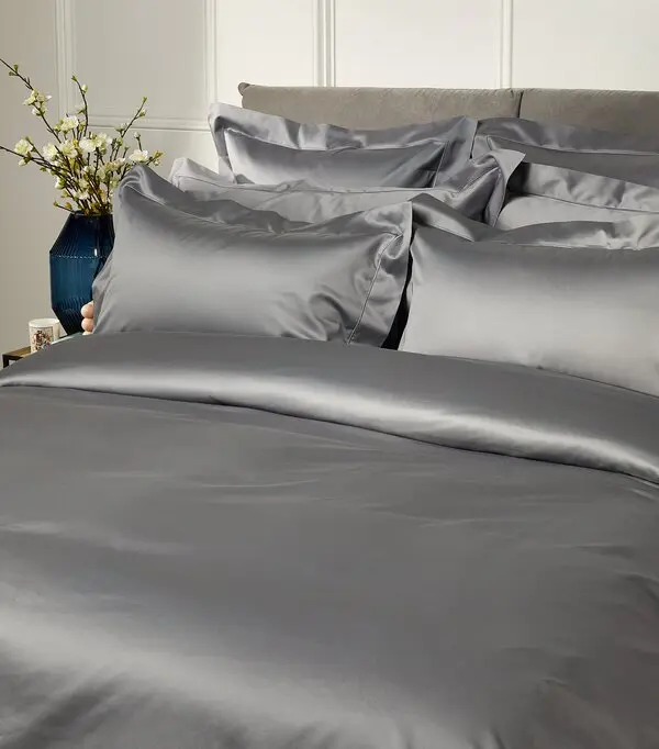 CELSO DE LEMOS Bourdon Duvet Cover - Blue