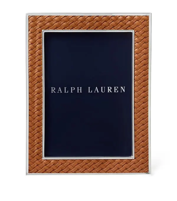 Ralph Lauren Leather Brockton Frame - Brown