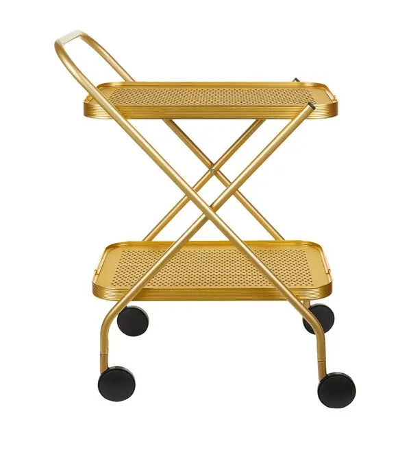 KAYMET Folding Two-tier Trolley
