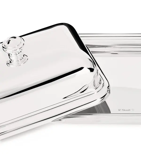 Christofle Plated Albi Butter Dish