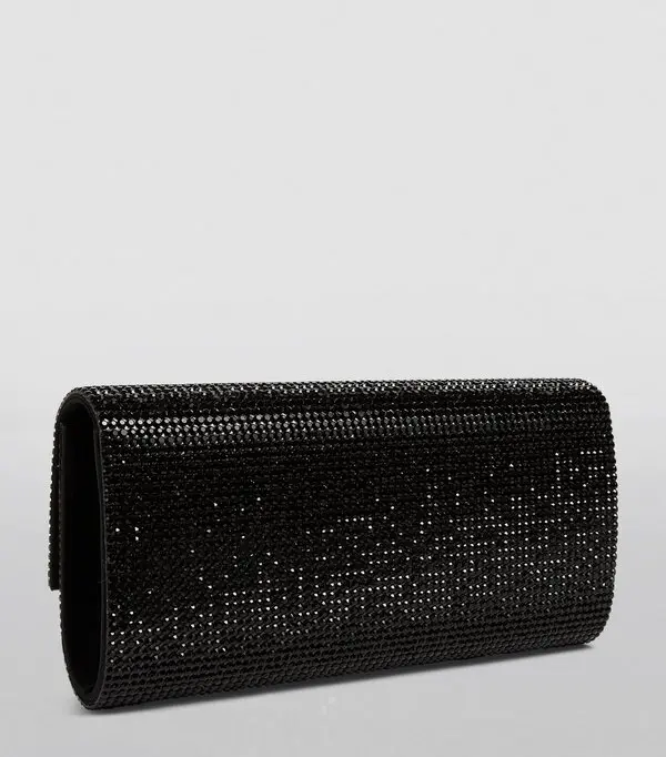 Judith Leiber Perry Crystal-embellished Clutch - Black