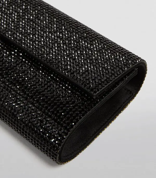 Judith Leiber Perry Crystal-embellished Clutch - Black