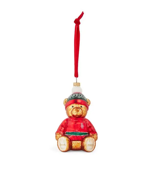 Harrods 2023 Christmas Bear Bauble