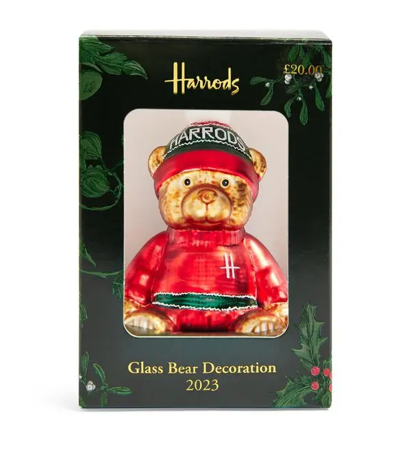 Harrods 2023 Christmas Bear Bauble