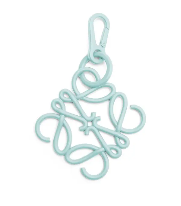 Loewe Metal Anagram Charm - Blue