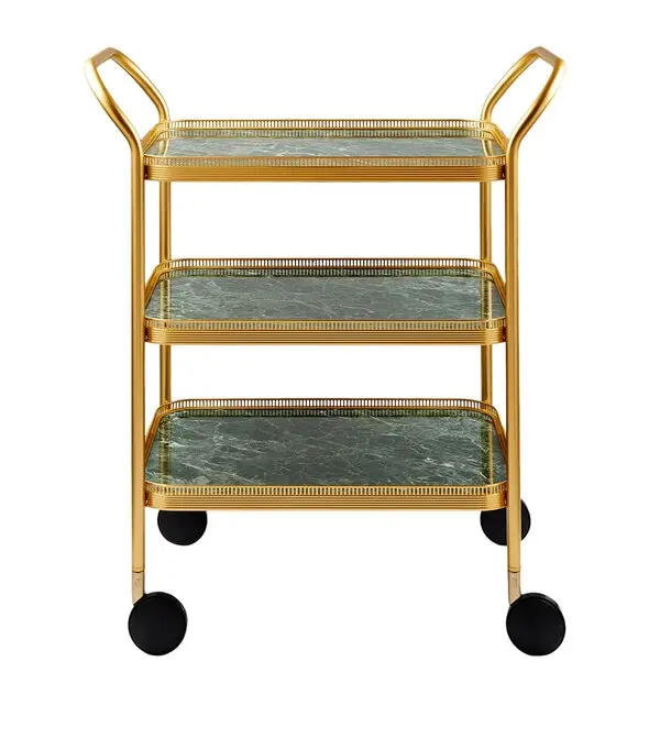 KAYMET Marble Three-tiered Trolley - Green