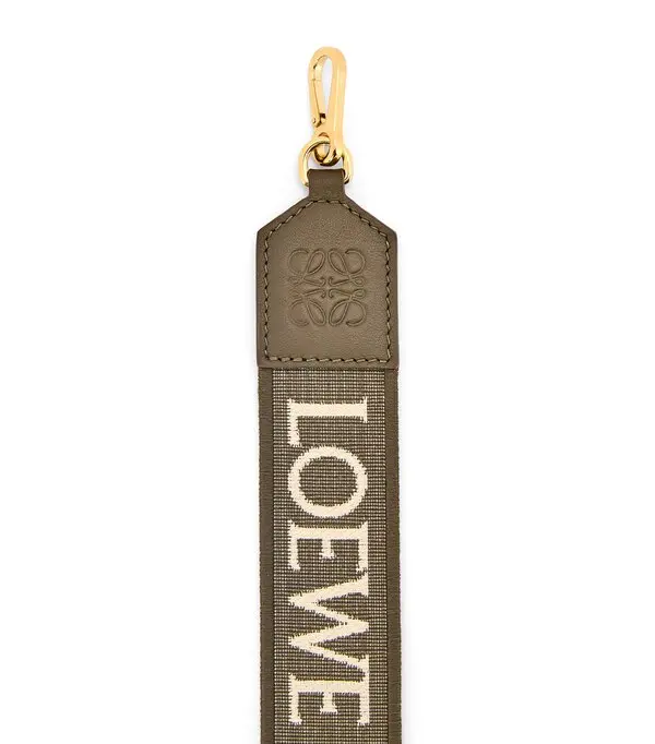 Loewe Jacquard Anagram Strap - Green