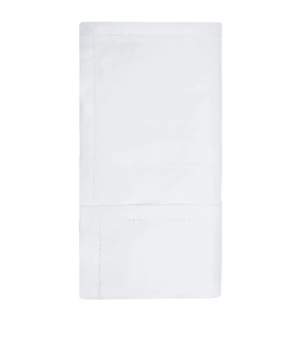 THOMAS FERGUSON Hemstitch Edge Napkin - White