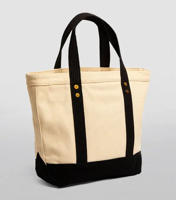 Ralph Lauren Canvas Polo Bear Tote Bag