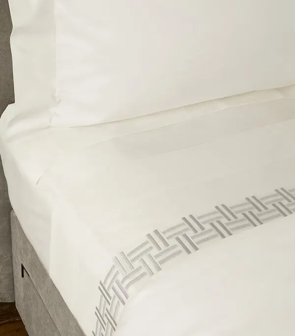 Frette Basketweave Square Pillowcase