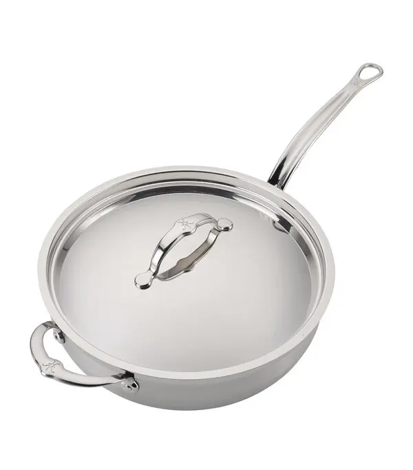 HESTAN Probond Essential Pan With Helper Handle - Metallic