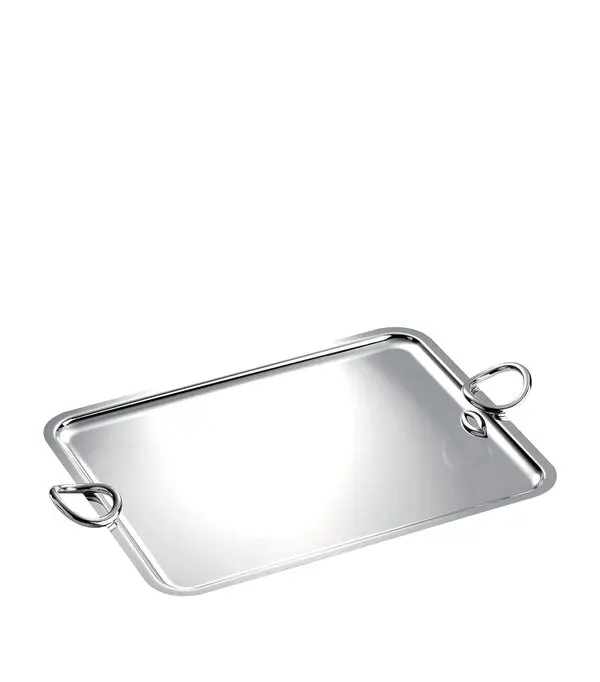 Christofle Plated Vertigo Handled Tray