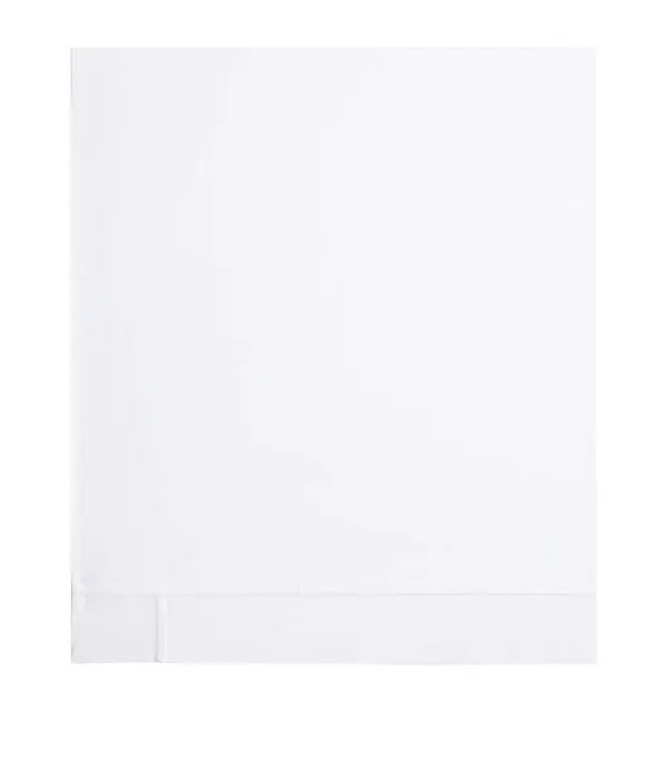 YVES DELORME Athena Blanc Flat Sheet
