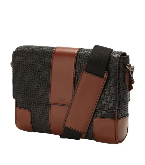 SERAPIAN Canvas Flap Messenger Bag