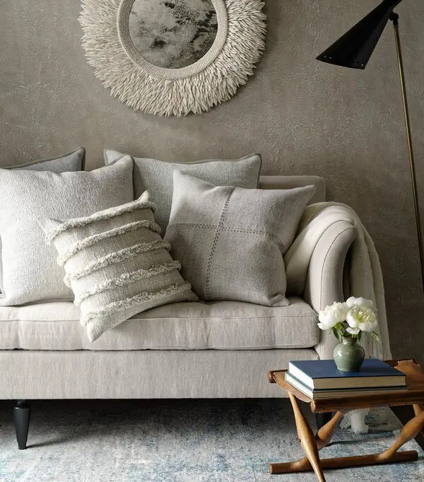 DE LE CUONA Linen-blend Rogue Cushion