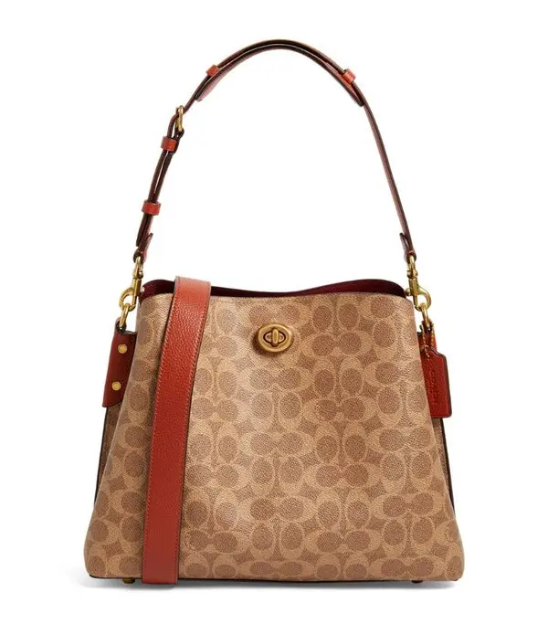 COACH Leather Willow Bucket Bag