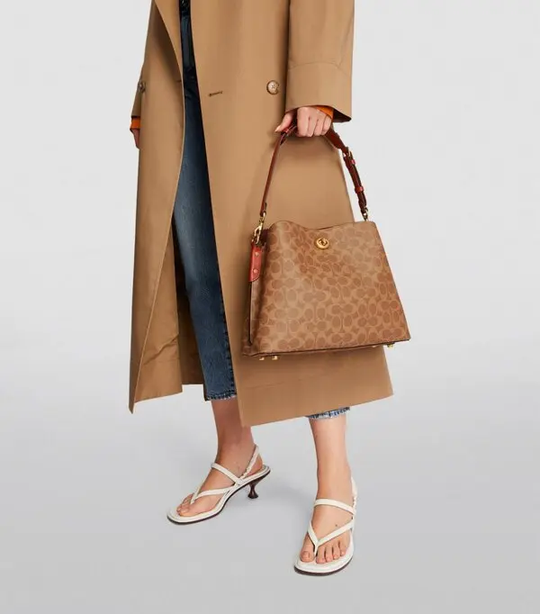 COACH Leather Willow Bucket Bag