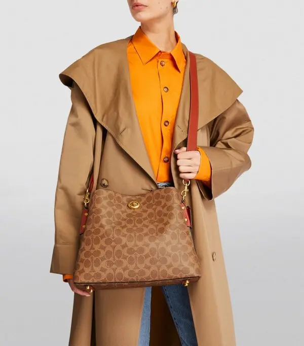 COACH Leather Willow Bucket Bag