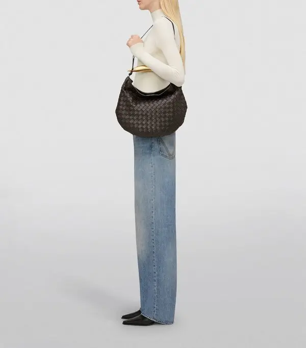 Bottega Veneta Medium Sardine Shoulder Bag - Brown