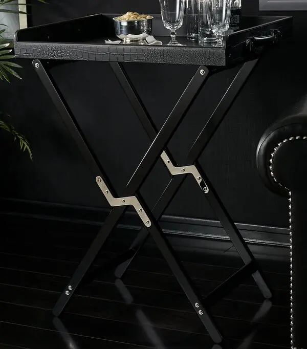 Ralph Lauren Wood Gavin Tray Stand