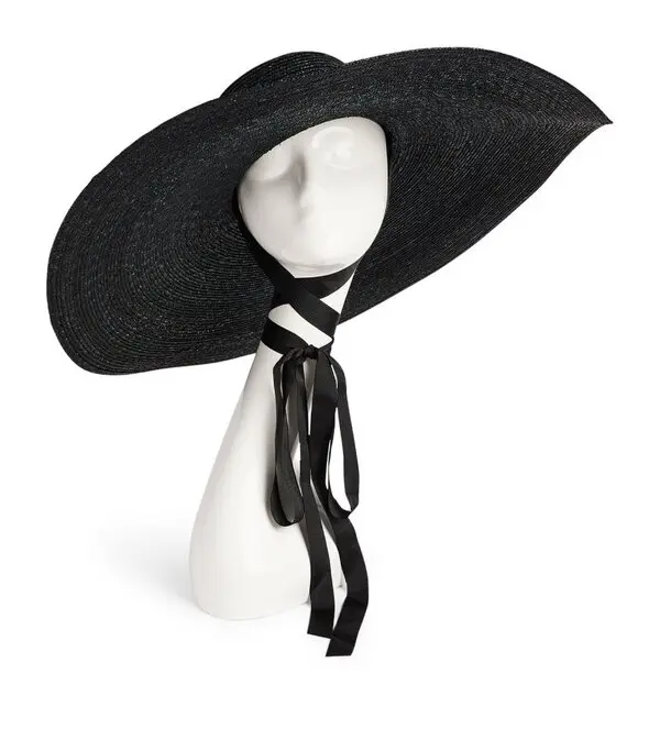 Eliurpi Straw Maxi Boater Hat