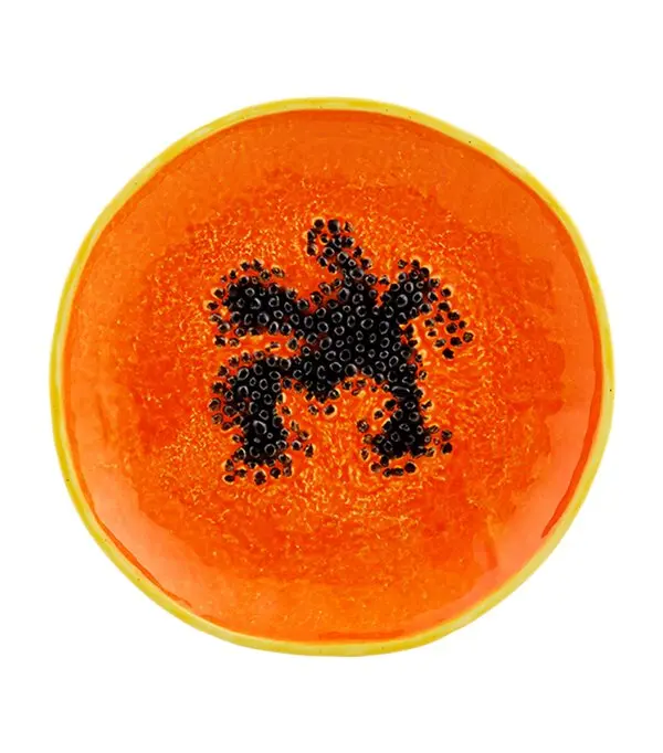 BORDALLO PINHEIRO Papaya Plate - Orange
