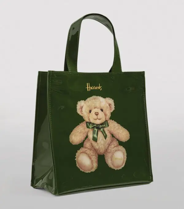 Harrods Jacob Bear Small Shopper Bag - Green | Editorialist