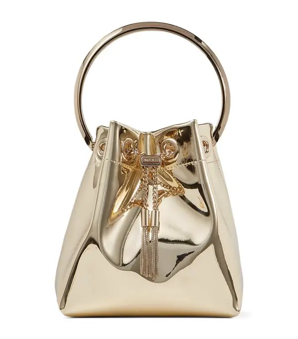 JIMMY CHOO Bon Bon Top-handle Bag - Gold