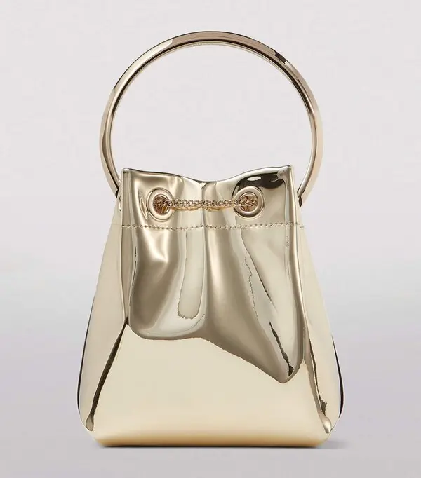 JIMMY CHOO Bon Bon Top-handle Bag - Gold
