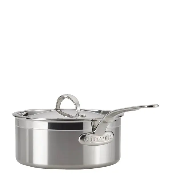 HESTAN Probond Saucepan With Helper Handle - Metallic