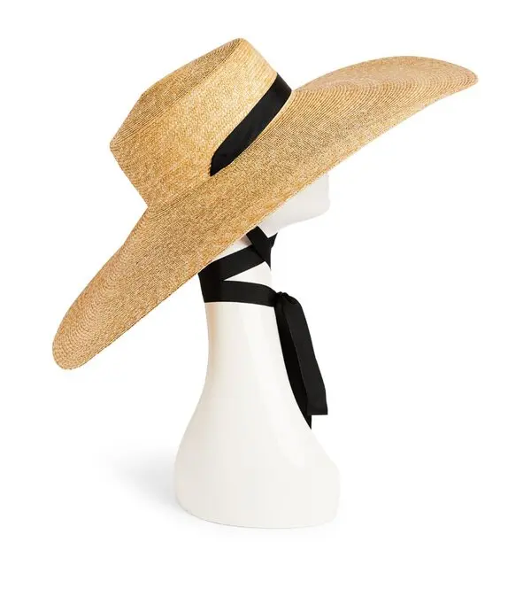 Eliurpi Straw Maxi Boater Hat
