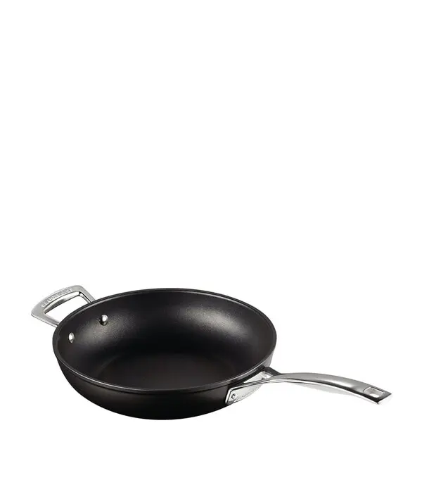 LE CREUSET Toughened Non-stick Deep Frying Pan - Black