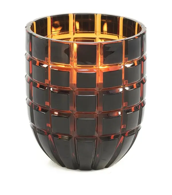 ONNO Medium Gold Forever Crystal Candle - Black