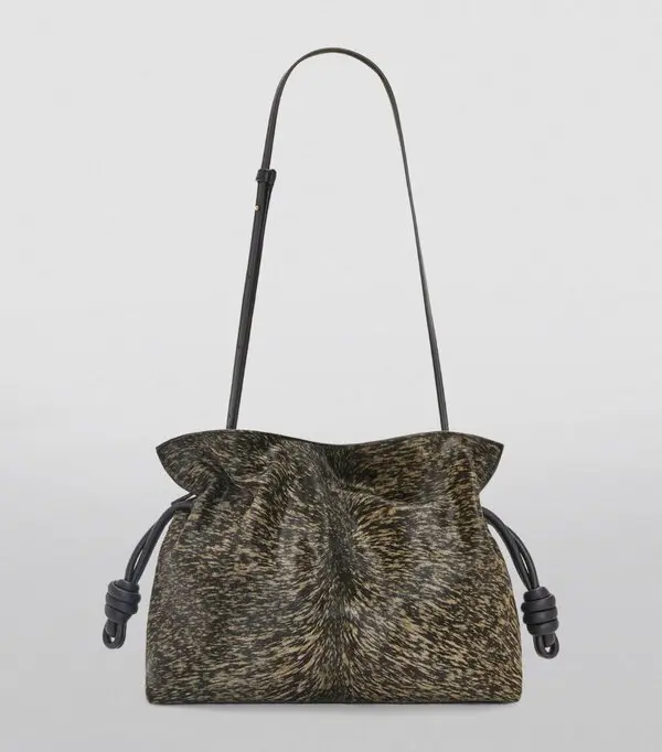 Loewe Medium Leather Flamenco Clutch Bag