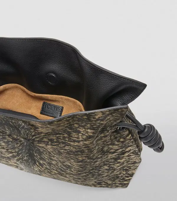 Loewe Medium Leather Flamenco Clutch Bag