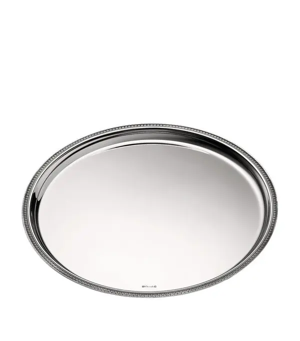 Christofle Malmaison Round Tray - Silver