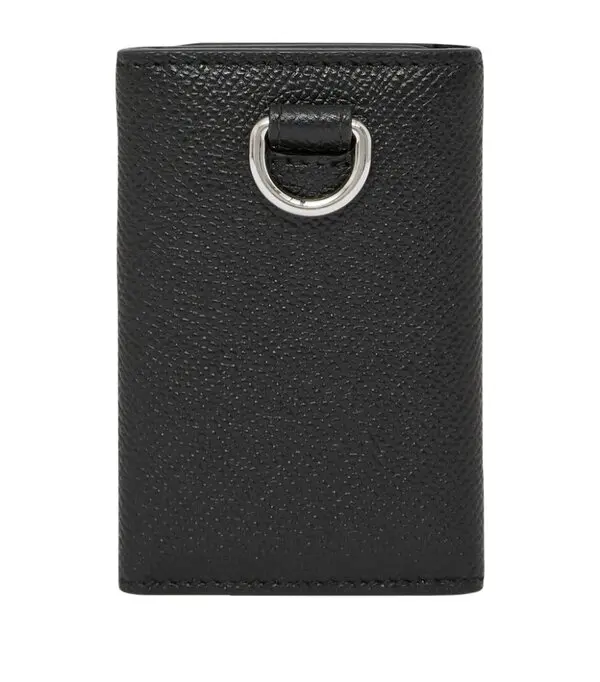 Burberry Leather Tb Monogram Folding Key Case