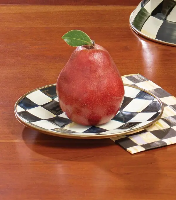 MACKENZIE-CHILDS Courtly Check Saucer