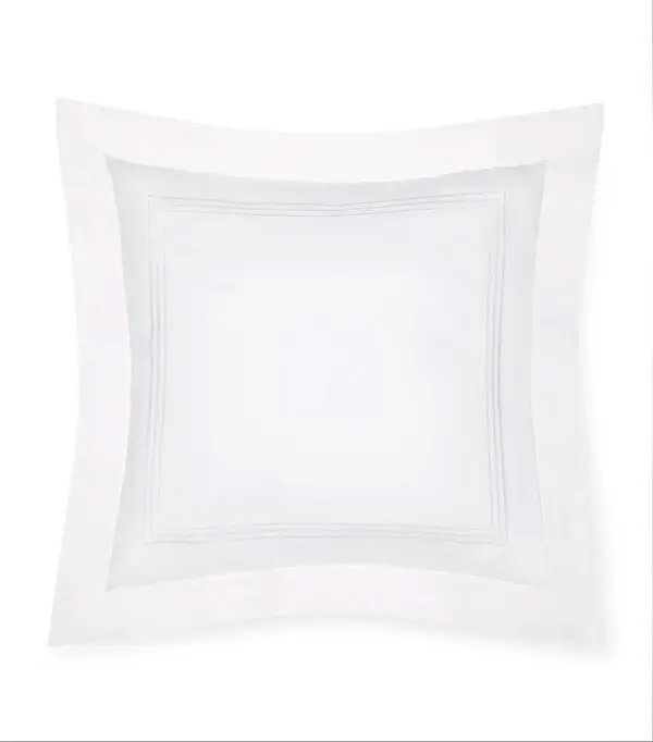 PRATESI Tre Righe Oxford Pillowcase - White