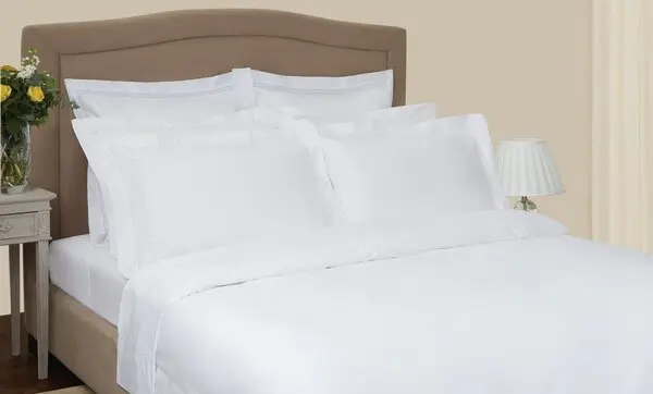 Frette Doppio Ajour Square Pillowcase - White