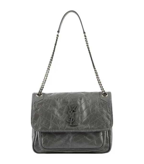 Saint Laurent Medium Niki Shoulder Bag - Grey