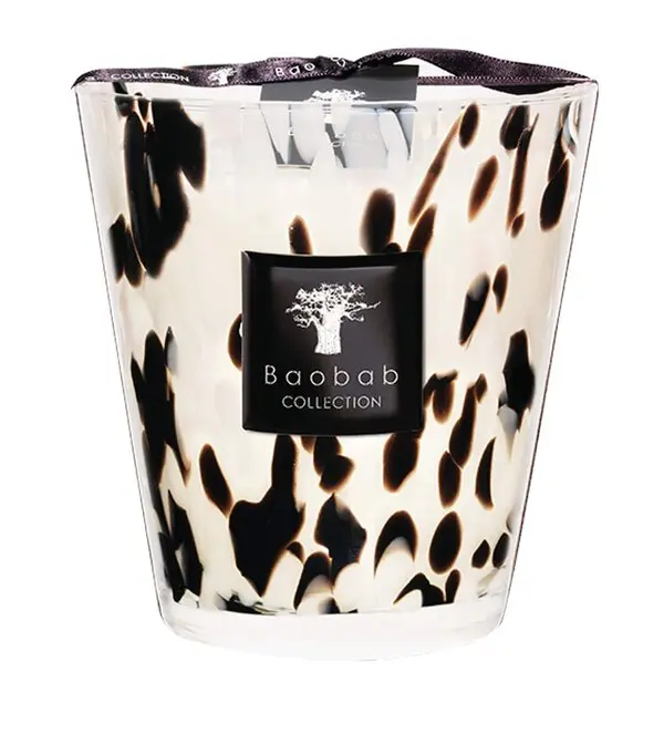 BAOBAB COLLECTION Pearls Candle - Black