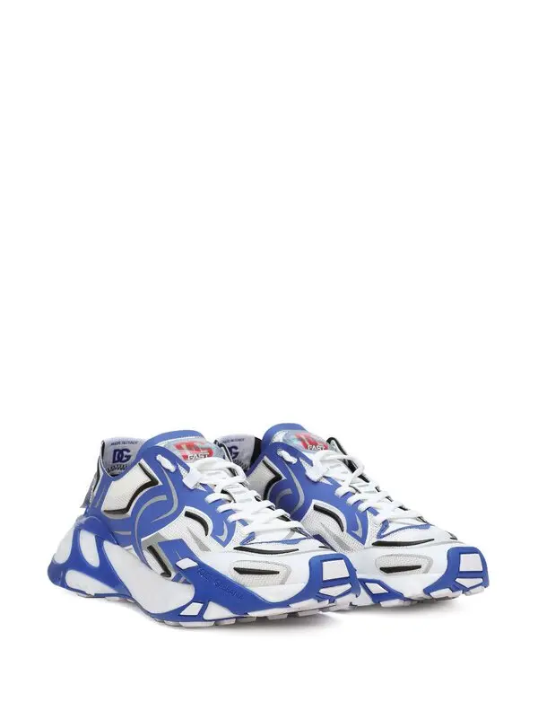 Dolce & Gabbana Fast Panelled Sneakers - White