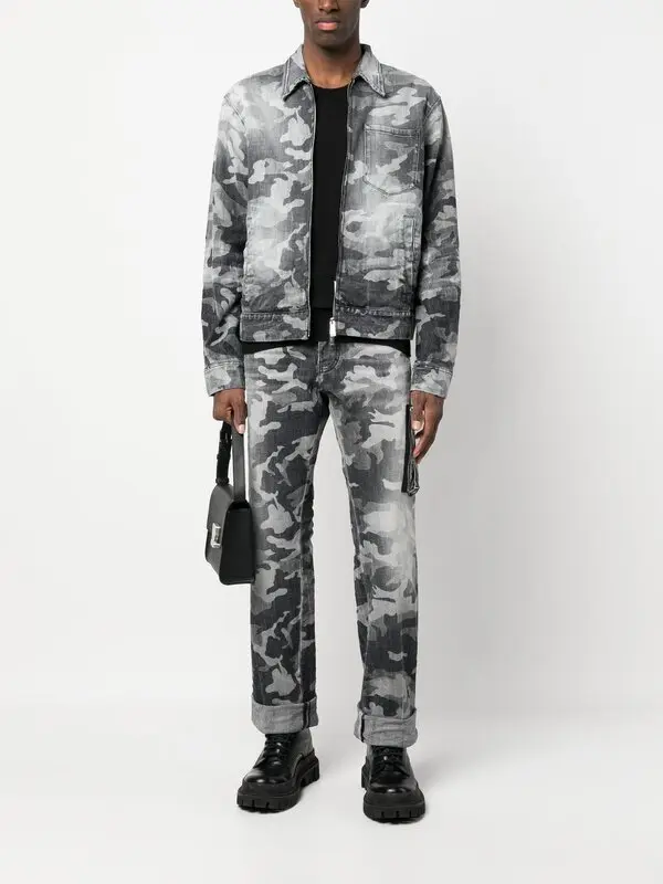 Dsquared2 Camouflage-pattern Denim Jacket