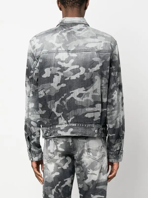 Dsquared2 Camouflage-pattern Denim Jacket