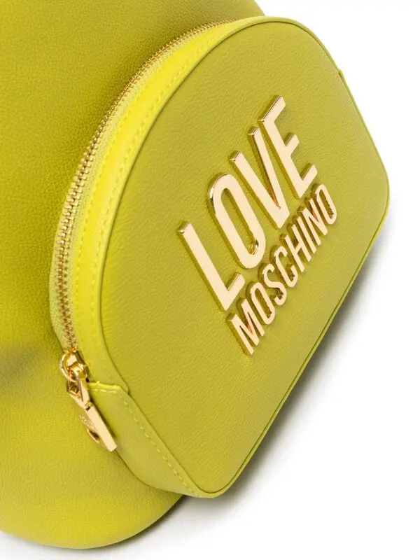 Moschino Logo-plaque Zip Backpack