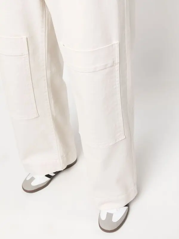 P.a.r.o.s.h High-waisted Trousers - White
