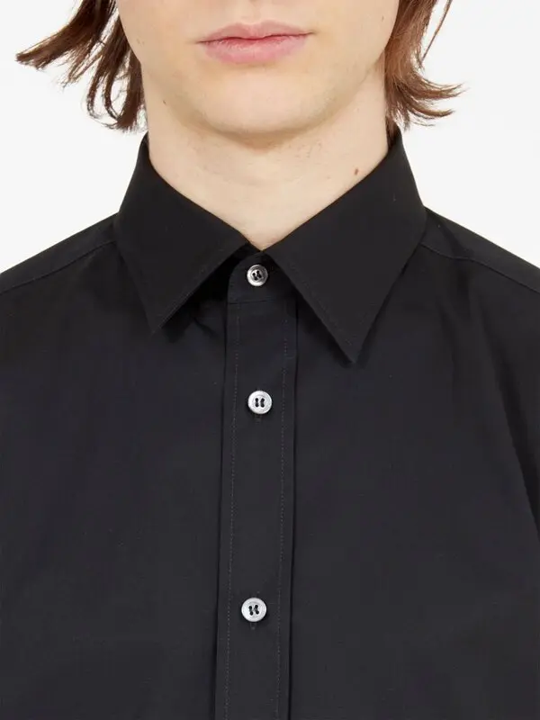 MAISON MARGIELA Four-stitch Short-sleeve Shirt - Black