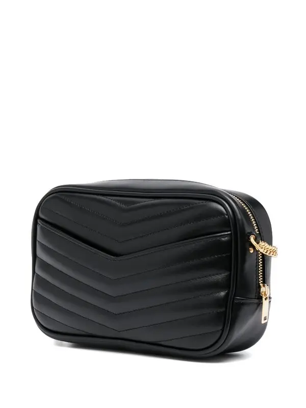 Saint Laurent Logo-plaque Crossbody Bag - Black