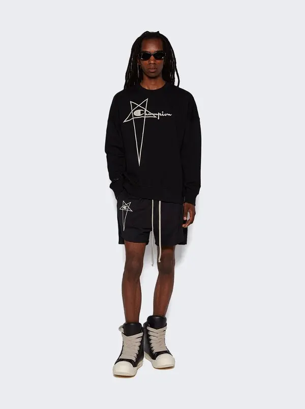 Rick Owens Pullover Sweatshirt - Black | Editorialist
